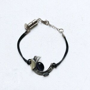 Christophe POLY | Jewelry | Christophe Poly Adjustable Leatherblack ...